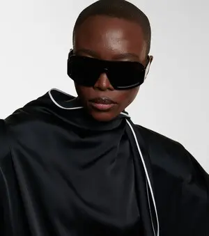 Stella McCartney Runway Shield Sunglasses - Black
