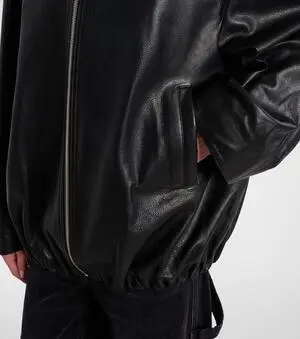 Nour Hammour Elisse Leather Jacket - Black