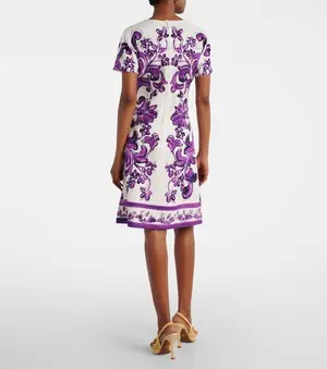 Dolce & Gabbana Majolica Printed Minidress - White