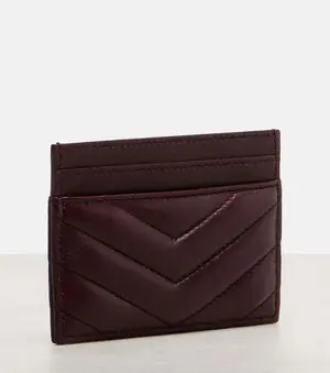 Saint Laurent Cassandre Matelassé Leather Card Holder