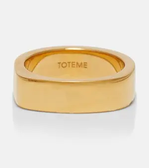 TOTEME Signature 18kt -plated Ring - Gold