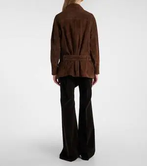 Nour Hammour Buffy Suede Jacket