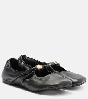 Loewe Square Toe Flats For Women