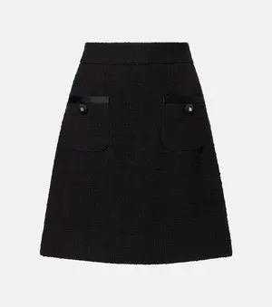 Dolce & Gabbana Cotton-blend Miniskirt - Black