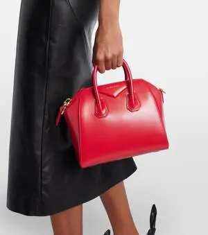 Givenchy Antigona Mini Leather Tote - Red