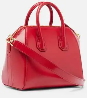 Givenchy Antigona Mini Leather Tote - Red