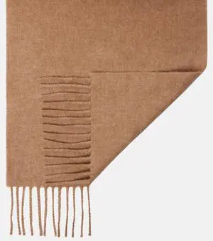 Loewe Anagram Wool And Cashmere Scarf