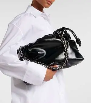 Loewe Flamenco Large Leather Shoulder Bag