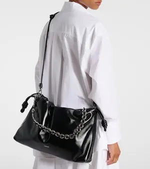 Loewe Flamenco Large Leather Shoulder Bag