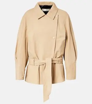 Nour Hammour Buffy Leather Jacket