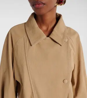 Nour Hammour Buffy Leather Jacket