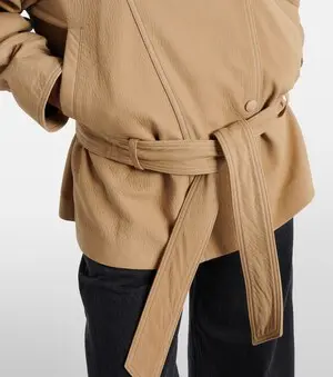 Nour Hammour Buffy Leather Jacket