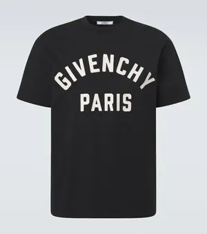 Givenchy Logo Cotton Jersey T-shirt - Black