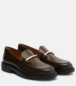 TOD'S Leather Loafers - Brown