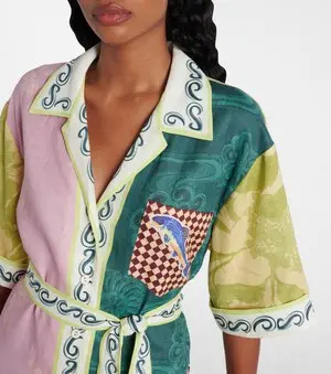 ALEMAIS Alémais Rochester Belted Mini Dress