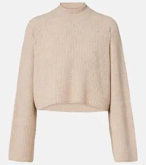 Max Mara Funale Wool And Cashmere Sweater - Beige