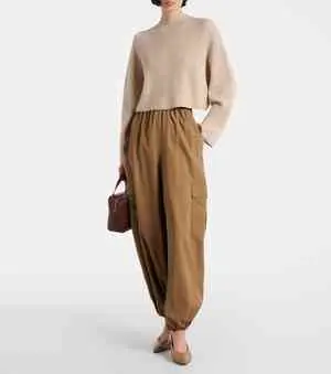 Max Mara Funale Wool And Cashmere Sweater - Beige