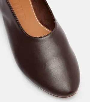 Staud Alba Leather Ballet Flats