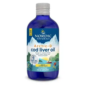 NORDIC NATURALS Arctic Cod Liver Oil Lemon 237 Milliliters - One-color