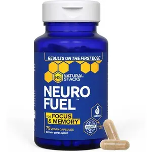 NATURAL STACKS Neurofuel For Focus & Memory 75 Capsules - One-color