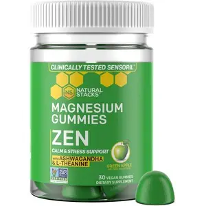 NATURAL STACKS Zen Magnesium Gummies 30 Gummies - One-color