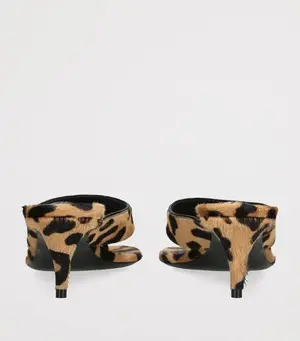 Alaïa Leopard-print Heeled Mules