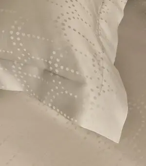 CELSO DE LEMOS Egyptian Cotton Evora Perle King Duvet Cover