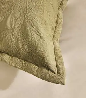 CELSO DE LEMOS Egyptian Cotton Braga Cushion Cover