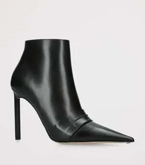 TOM FORD Leather Eva Ankle Boots