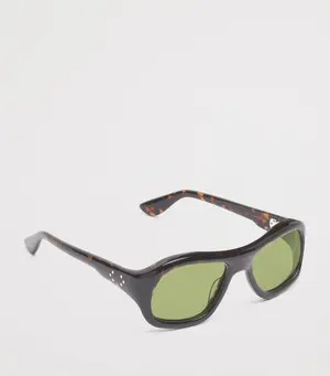 PORT TANGER Acetate Sunglasses - Green