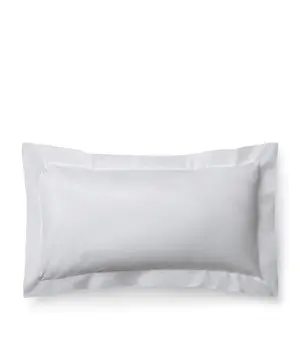 SAVOIR Cotton Percale The Drift King Oxford Pillowcase - White