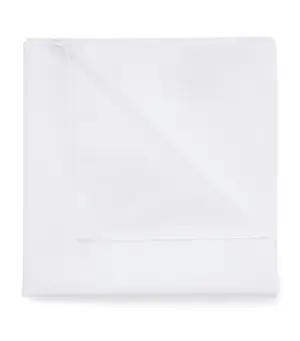 BOSS Cotton Poplin Pocket Square - White