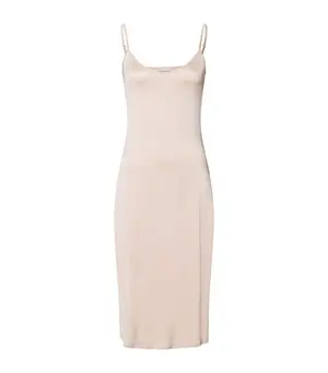 Hanro Satin Midi Dress - Beige