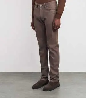 Brioni Meribel Straight Leg Jeans - Brown