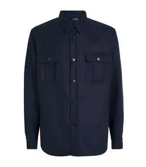 Brioni Wool Twin-pocket Overshirt