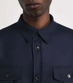 Brioni Wool Twin-pocket Overshirt