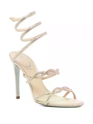 Rene Caovilla 110mm Spiral-embellished Sandals