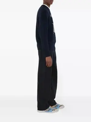 Burberry Equestrian Knight-motif Sweater - Blue