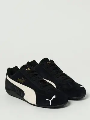 PUMA Lace-up Suede Sneakers - Black