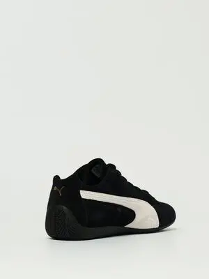 PUMA Lace-up Suede Sneakers - Black