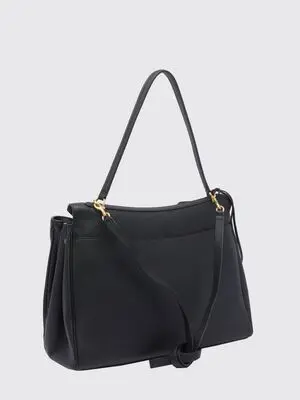 Balenciaga Rodeo Large Shoulder Bag In Grained Calfskin Leather - Black