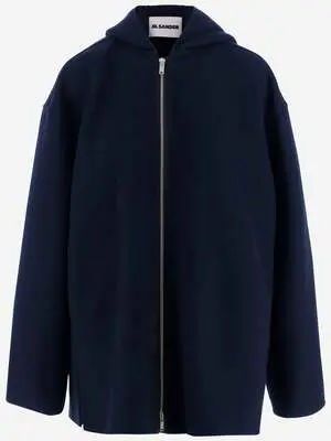 JIL SANDER Wool Jacket - Blue