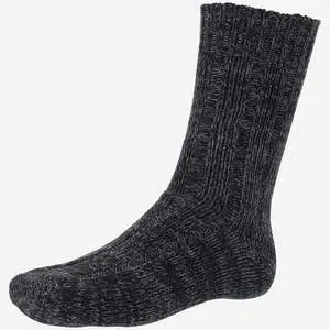 BIRKENSTOCK Stretch Cotton Blend Twist Socks - Black