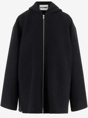JIL SANDER Wool Jacket - Black