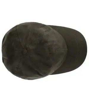 Barbour Wax Sports Baseball Cap - Green