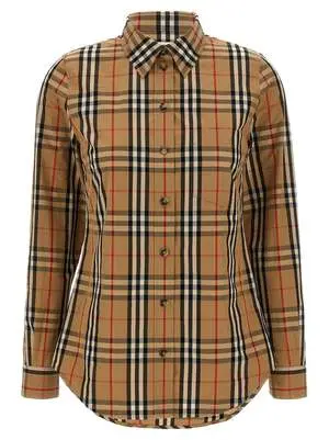 Burberry Slim Fit Shirts For Women