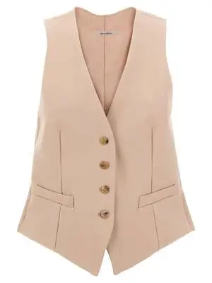 Max Mara Notched Lapel Vests For Women