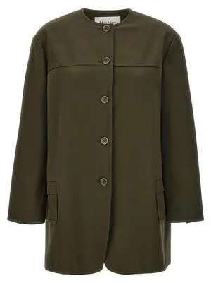 Max Mara Recital Midi Jacket - Green