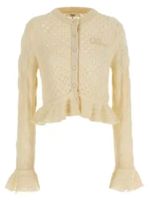 CHLOÉ Chloé Pointelle Cardigan