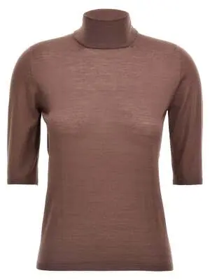 Max Mara Cecina Turtleneck Sweater - Purple